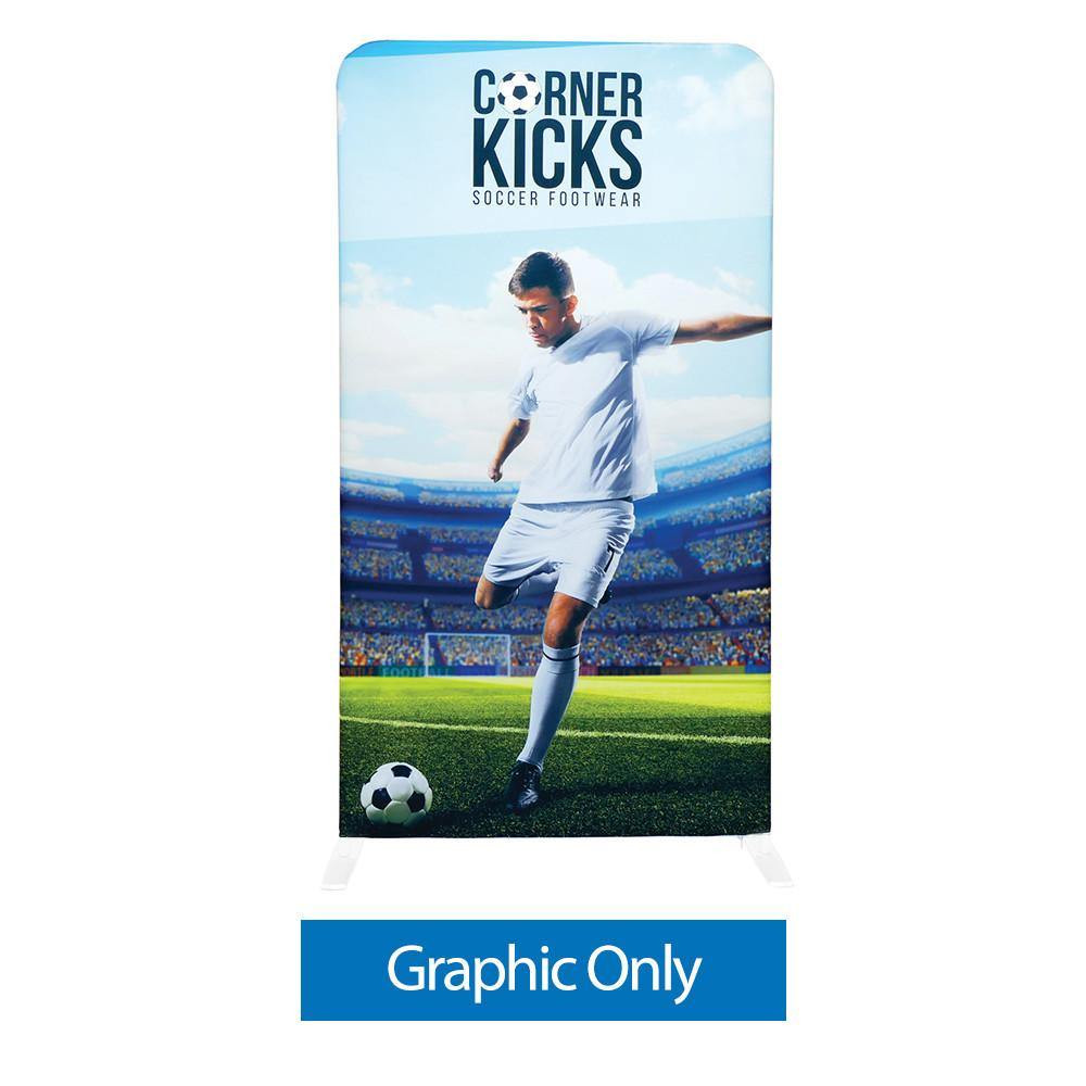 4 ft EZ Stand Fabric Display - Large Format - Offset Printing - Labels