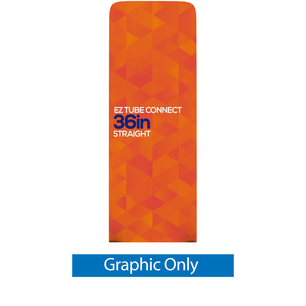 3 ft. EZ Tube® Connect Straight Top Double-Sided (Graphic Only) - Large ...