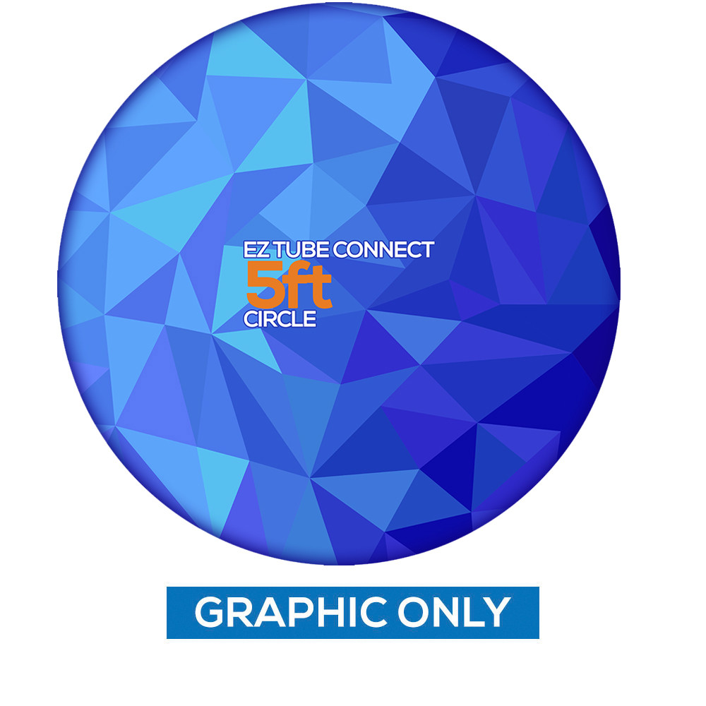 5 ft. EZ Tube® Connect Circle Double-Sided (Graphic Only) - Large ...