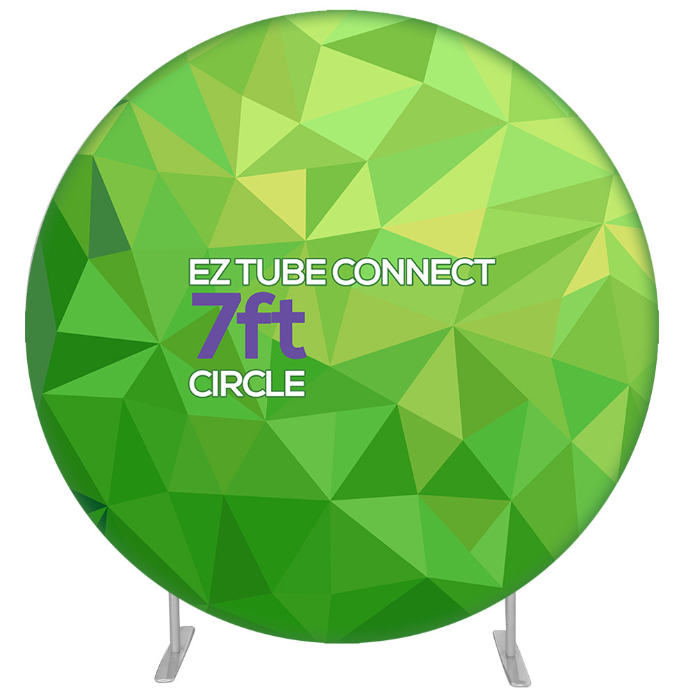 7 ft. EZ Tube® Connect Circle Single-Sided (Graphic Package) - Large ...