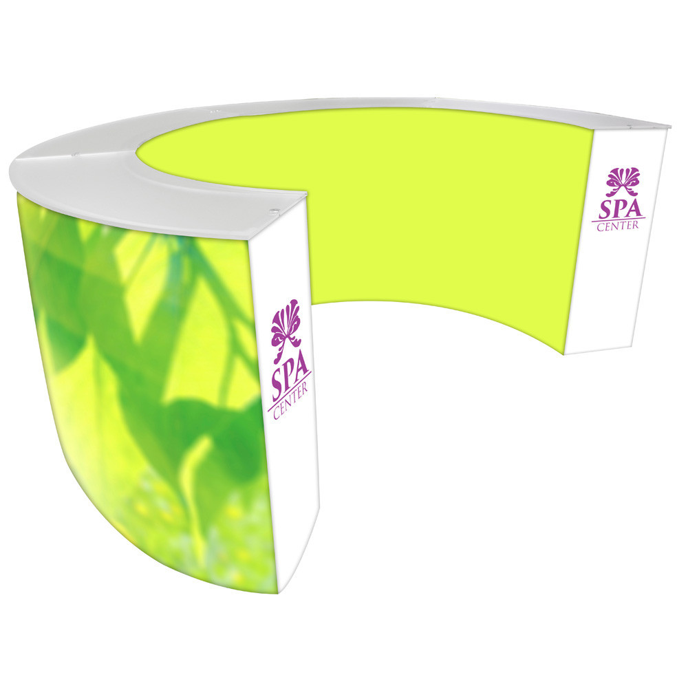 EZ Fabric Counter Curved Quad - Large Format - Offset Printing - Labels