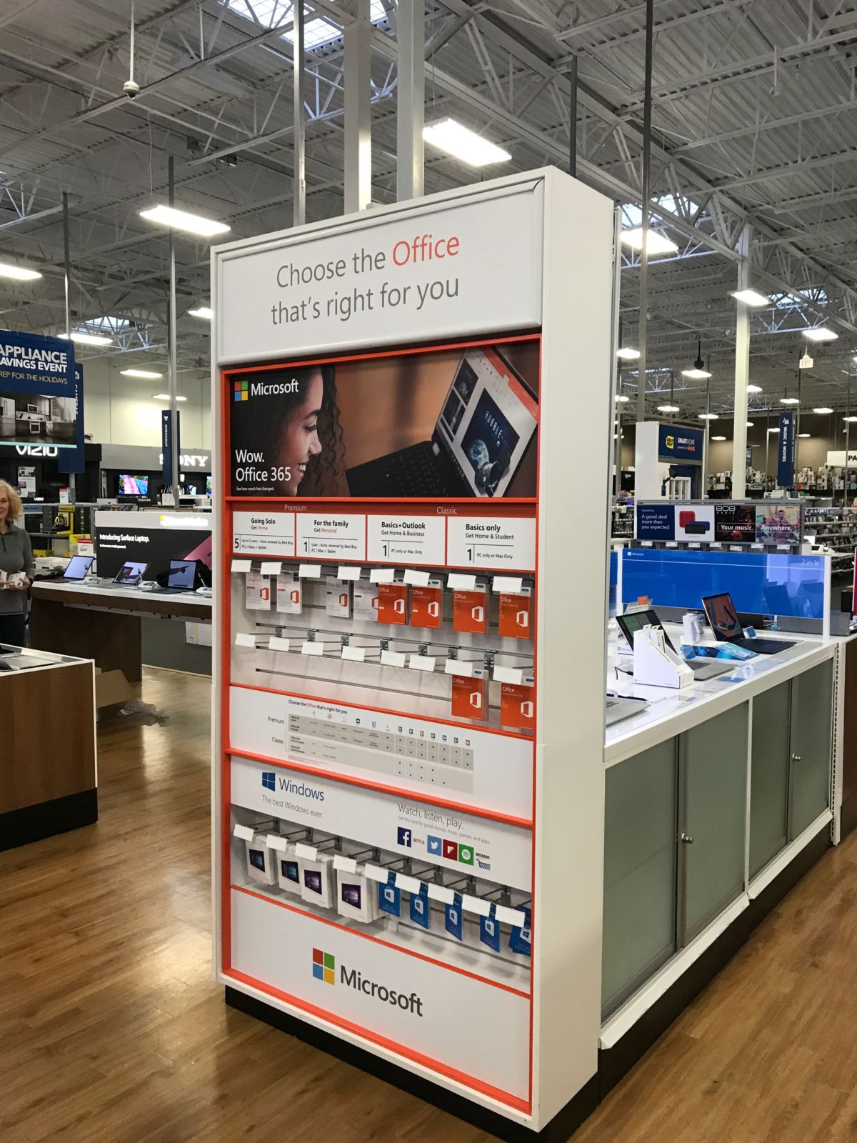 Microsoft - Best Buy Fixture Graphics - Large Format - Offset Printing ...