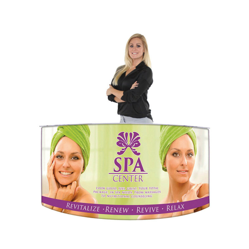 EZ Fabric Counter Curved Double - Large Format - Offset Printing - Labels