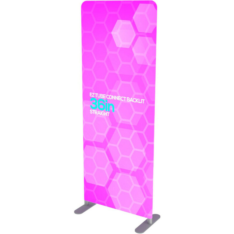 3 ft. EZ Tube® Connect Straight Top Backlit Single-Sided (Graphic ...