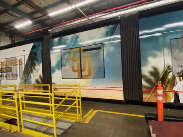 Padres MTS Trolley Wrap - Large Format - Offset Printing - Labels