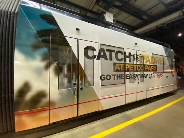Padres MTS Trolley Wrap - Large Format - Offset Printing - Labels